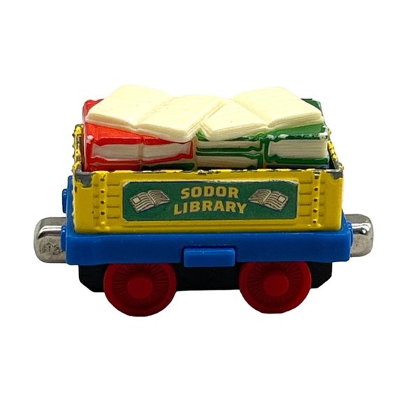 Toys | Thomas The Tank Take N Play Storybook Sodor Library Train Car ...